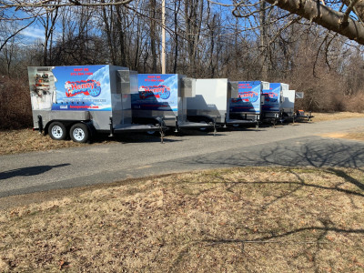 5' x 10' Walk In Cold Storage Cooler or Freezer Trailer from $438.24/mo