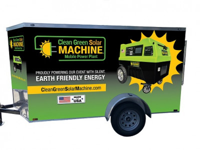 Clean Green Solar Machine (24kWh self recharging) Mobile Power Plant ...